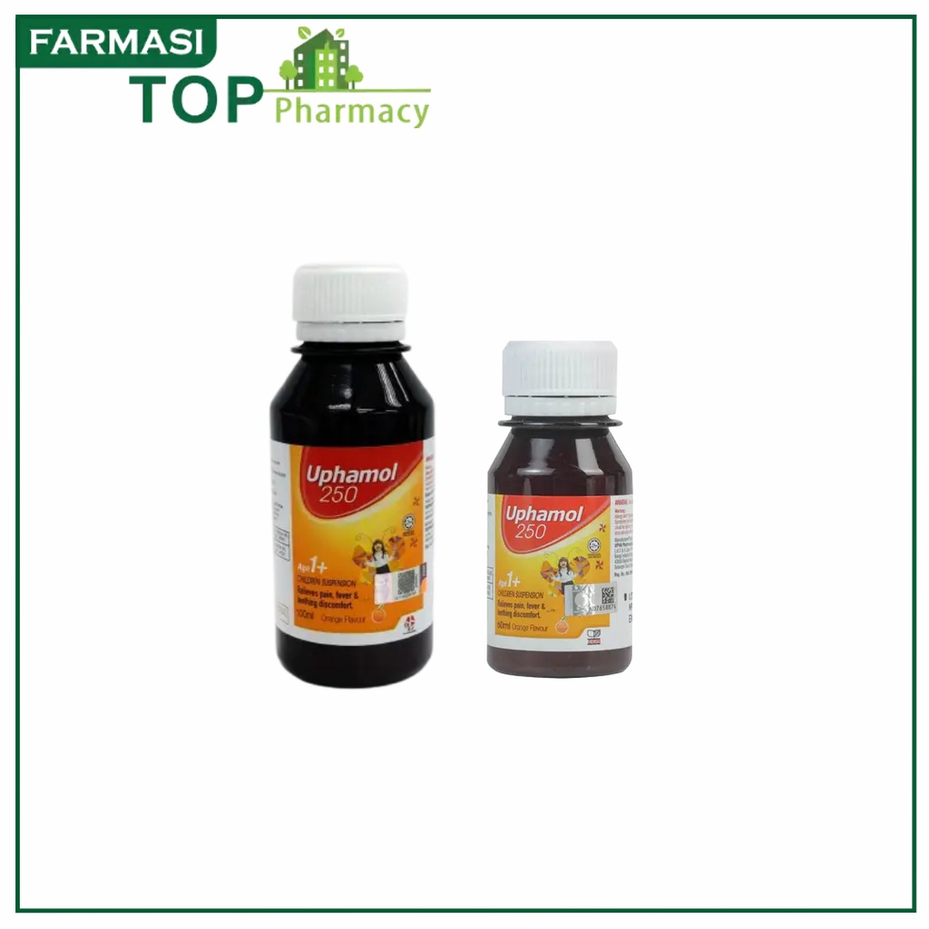 Uphamol Children Suspension 250mg 60ml/100ml | Shopee Malaysia
