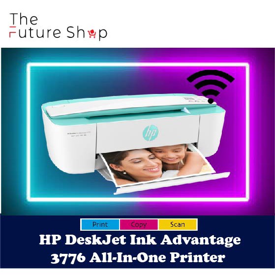 HP DeskJet Ink Advantage 3776 All-in-One Printer - Print/Scan/Copy ...