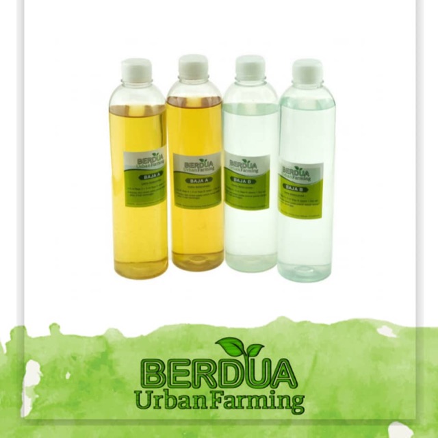 Set Baja AB Fertigasi Hidroponik - Hidroponic AB Fertilizer Nutrient ...