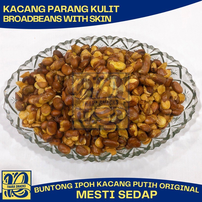 Thara Snacks Kacang Parang Kulit Broadbeans With Skin Buntong Ipoh