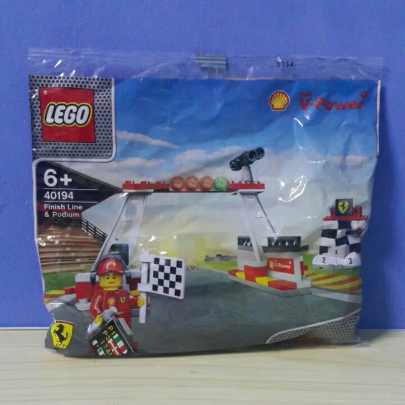 LEGO 40194 FINISH LINE & PODIUM(CLEAR STOCK) | Shopee Malaysia