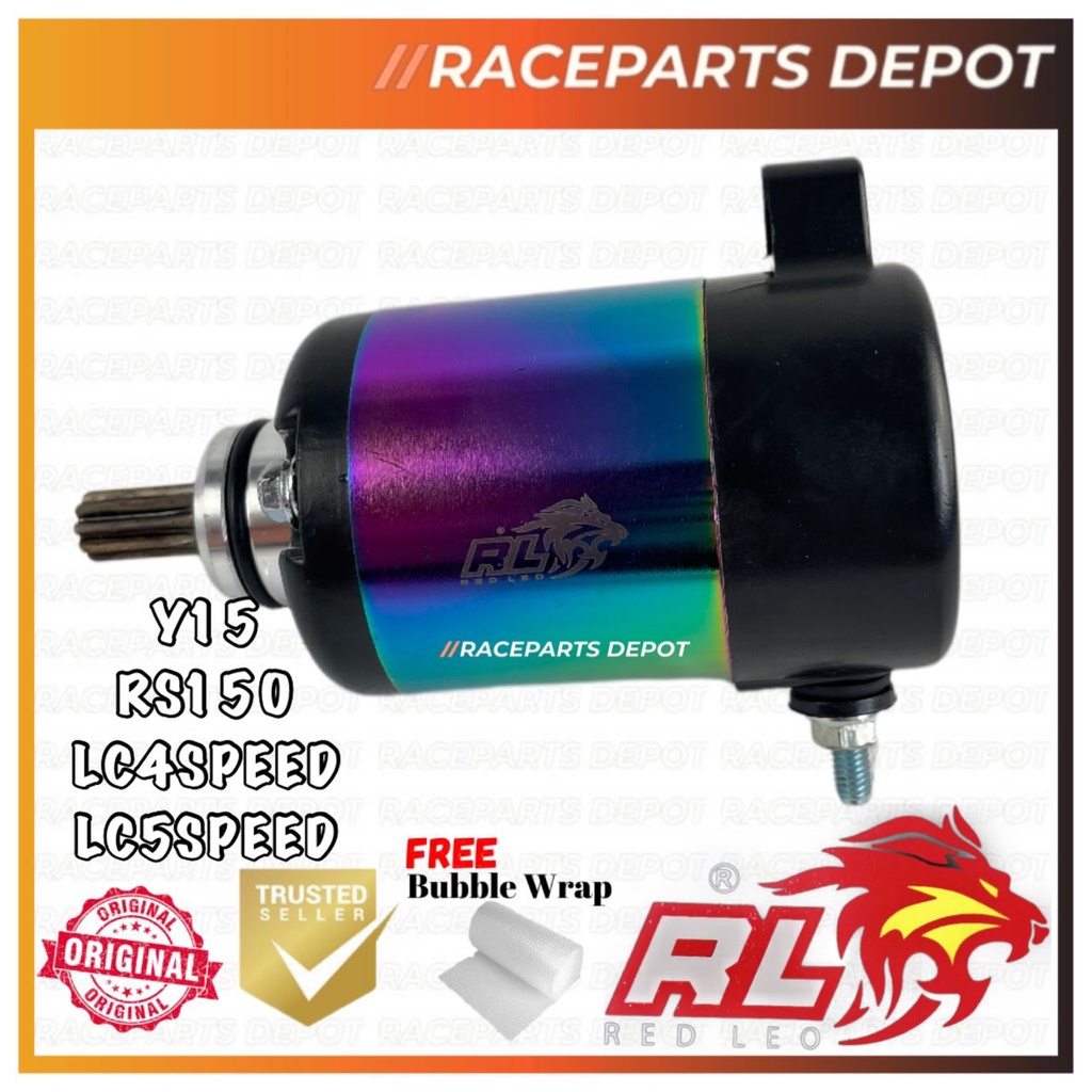 RED LEO Starter Motor Racing With Gear Y15zr / Lc135 4speed / Lc135 ...
