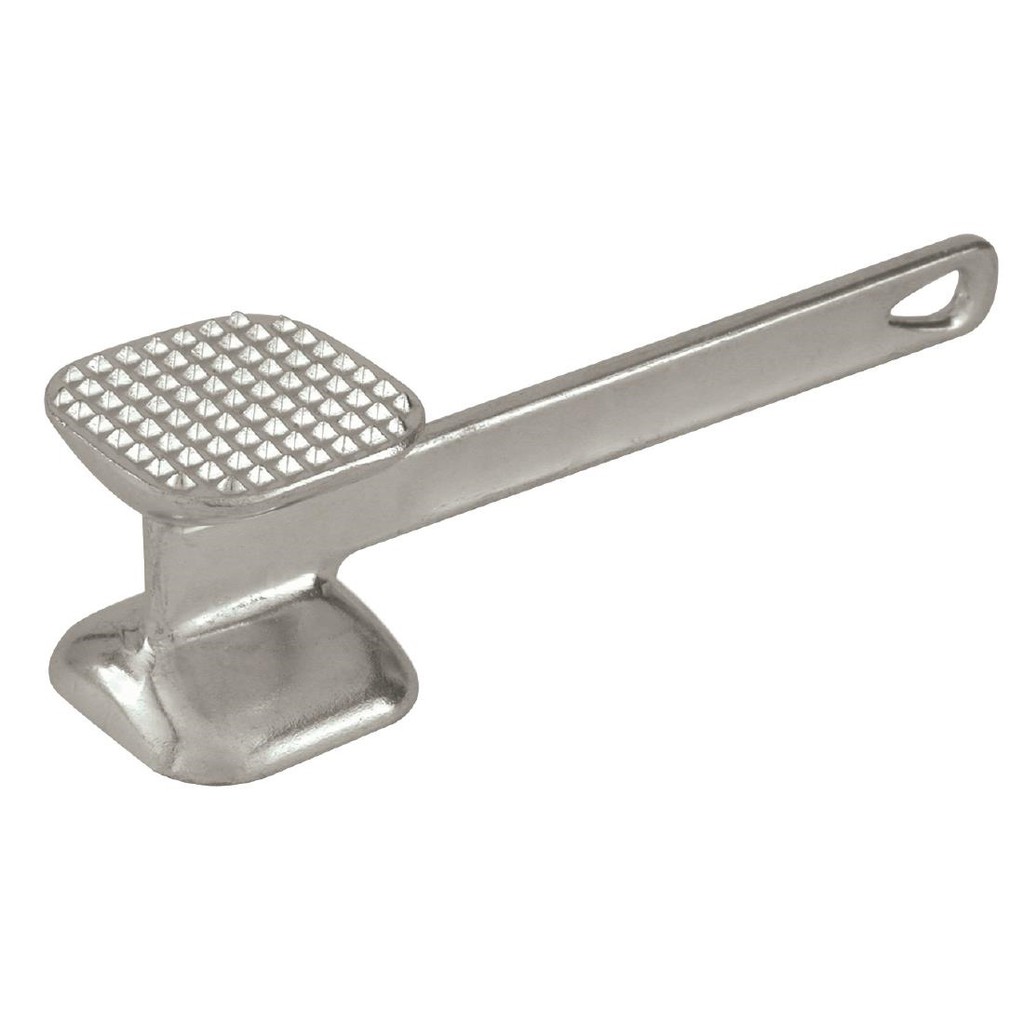 New Stainless Steel Hammer Meat Mallet Tenderizer Steak Hammer 230gm
