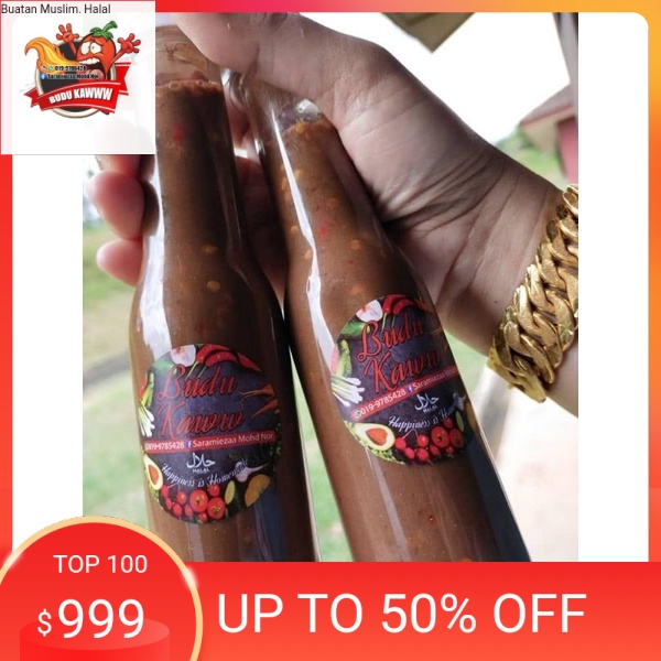 Budu pedas terlajak sedap dah siap cili dan limau dalam botol yang ...