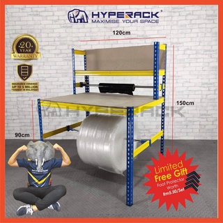 HYPERACK™️ Packing Table Wrapping Table / Packing Station / Meja Kerja ...