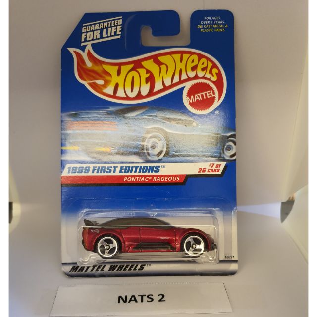 HOT WHEELS PONTIAC RAGEOUS | Shopee Malaysia
