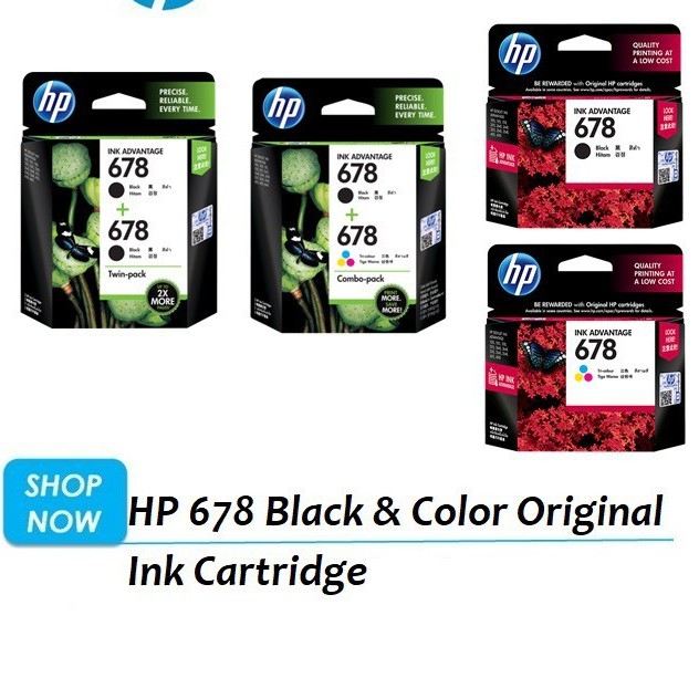 HP678 DESKJET INK ADVANTAGE | Shopee Malaysia