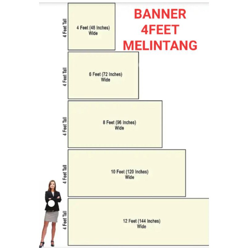BANNER 4FEET CUSTOM DESIGN We Make A Design For You Shopee Malaysia