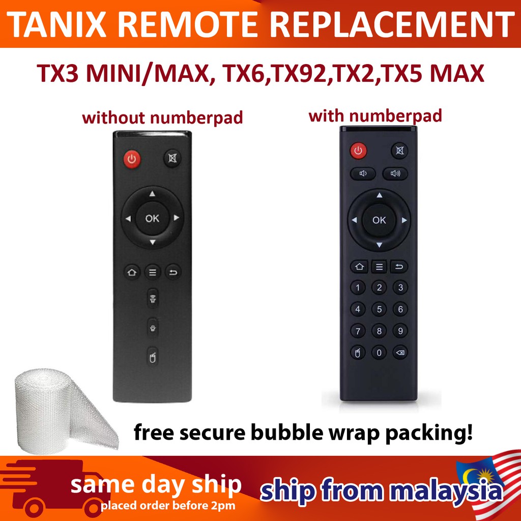 Tx3 mini Remote Control Tanix Tx3 max Tx92 Tx2 Tx6 Tx5 Max Android Box ...