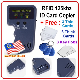 Access card copier duplicator ID 125khz RFID cloning handheld device ...