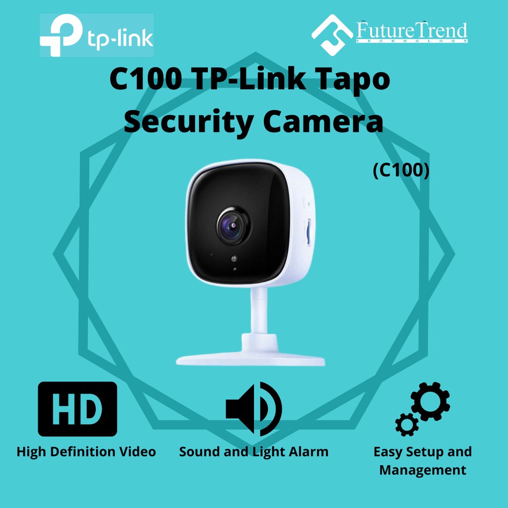 Tp-Link Tapo C100 Home Security Wi-Fi Camera | Shopee Malaysia