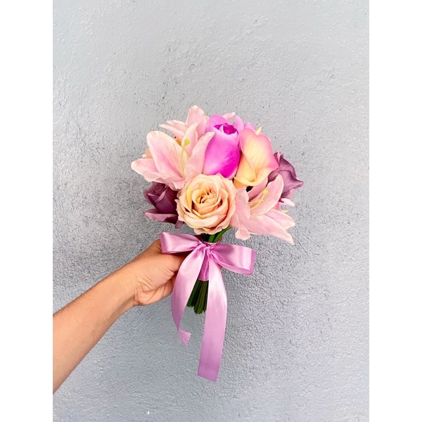 Bunga tangan|hand bouquet|wedding flower|bunga tangan kahwin | Shopee ...