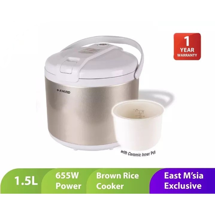 Khind Ceramic Rice Cooker RC150C | Shopee Malaysia