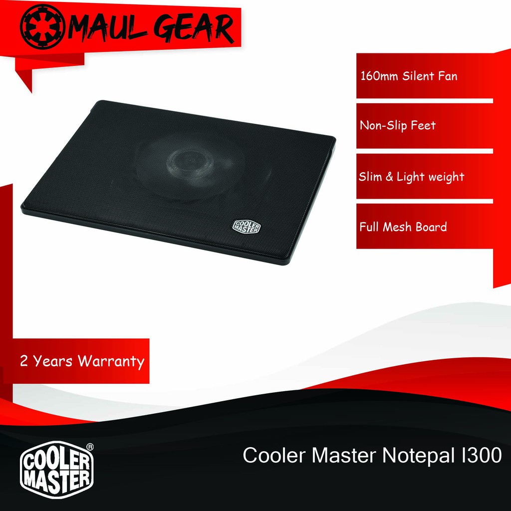 Cooler Master Notepal i300 (With LED) | Shopee Malaysia