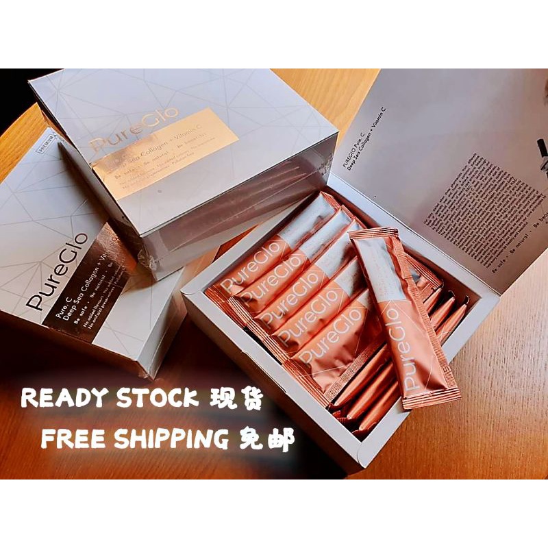 [READY STOCK+FREE SHIPPING] PUREGLO Pure.C Deep Sea Collagen + Vitamin ...