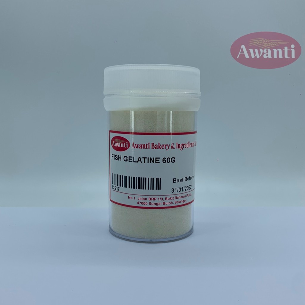 FISH GELATIN POWDER 60GM (AWANTI) | Shopee Malaysia