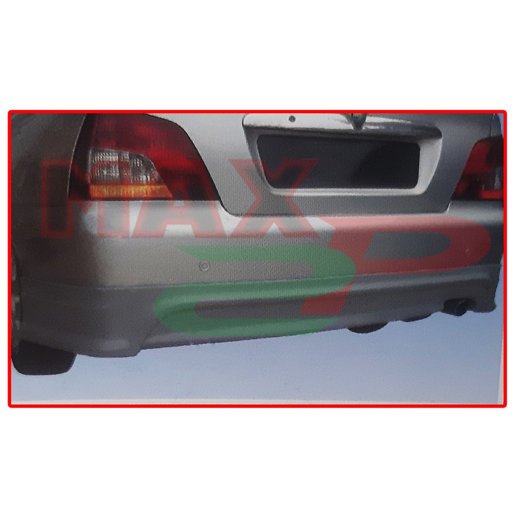 Proton Waja SRS Style Rear Back Skirt Lower Lip Spoiler Fiberglass ...