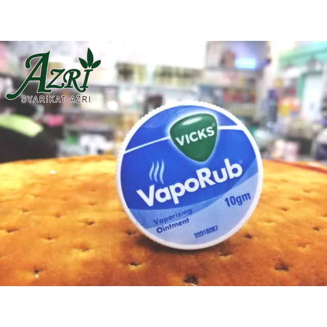 VICKS VAPORUB 10gm VAPORISING OINTMENT | Shopee Malaysia