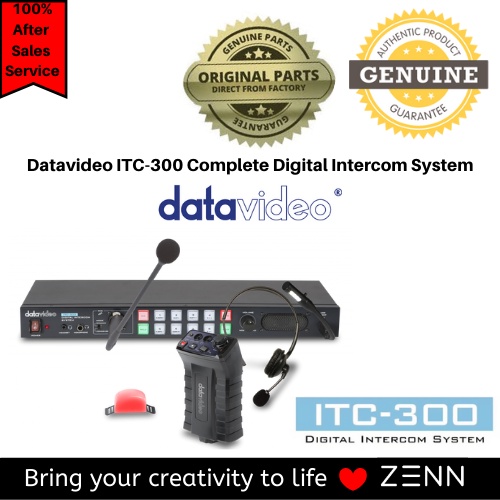 Datavideo ITC-300 Complete Digital Intercom System | Shopee Malaysia