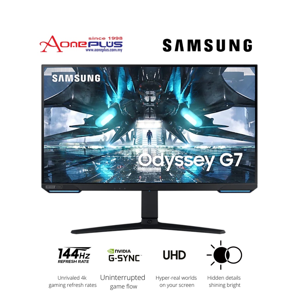 (AONE PLUS SS2) SAMSUNG 28 Odyssey G70A 4K UHD LED Gaming Monitor ( 4K ...