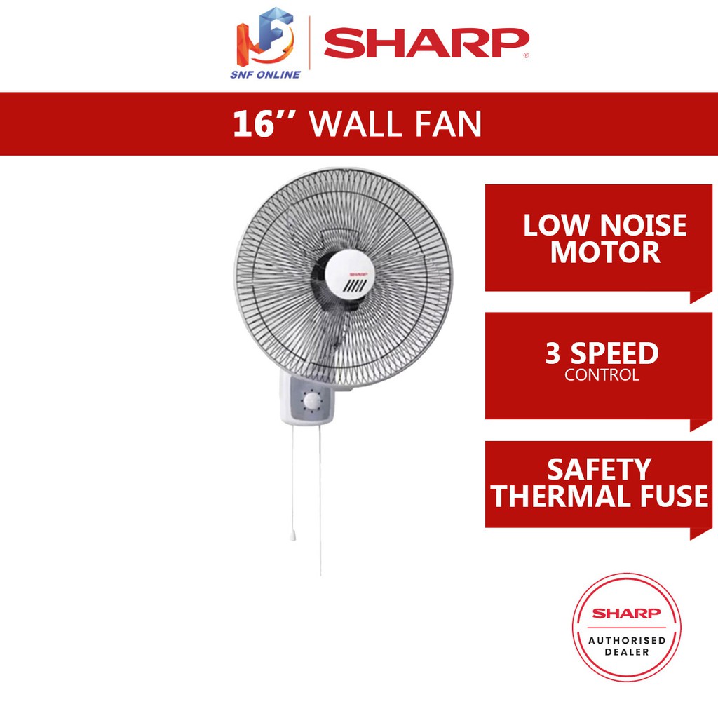 Sharp Wall Fan (16”) PJW16 PJW400 | Shopee Malaysia