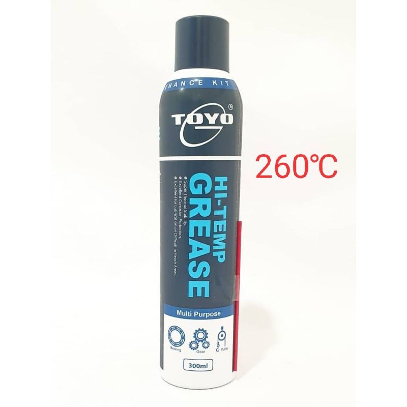 Toyo High Temp Grease Spray 300ML | Shopee Malaysia