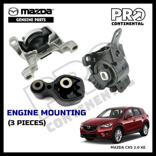 GENUINE MAZDA CX5 KE 2.0/2.5 2012-2017 ENGINE MOUNTING SET [3 PIECE ...