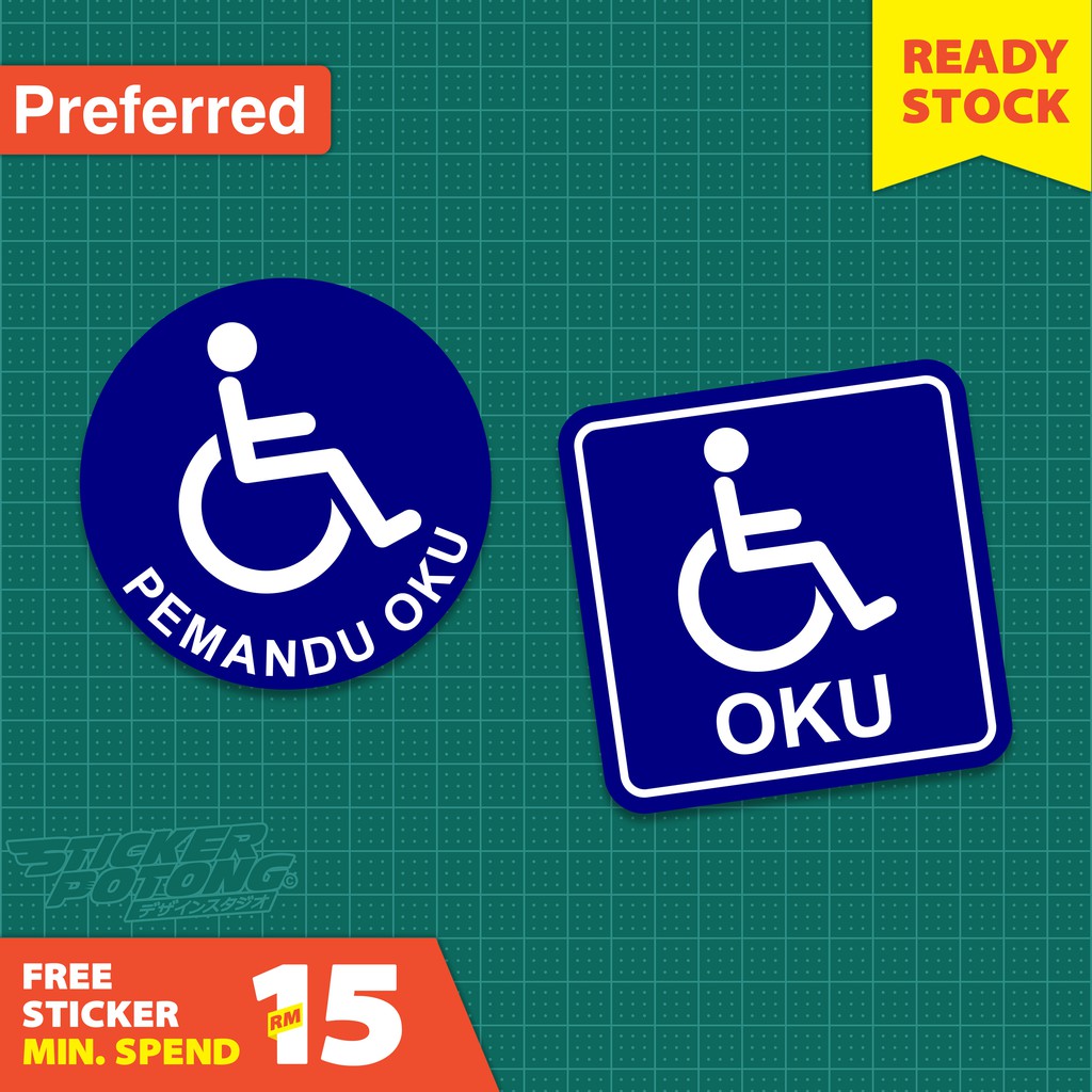 OKU (STICKER POTONG) | Shopee Malaysia