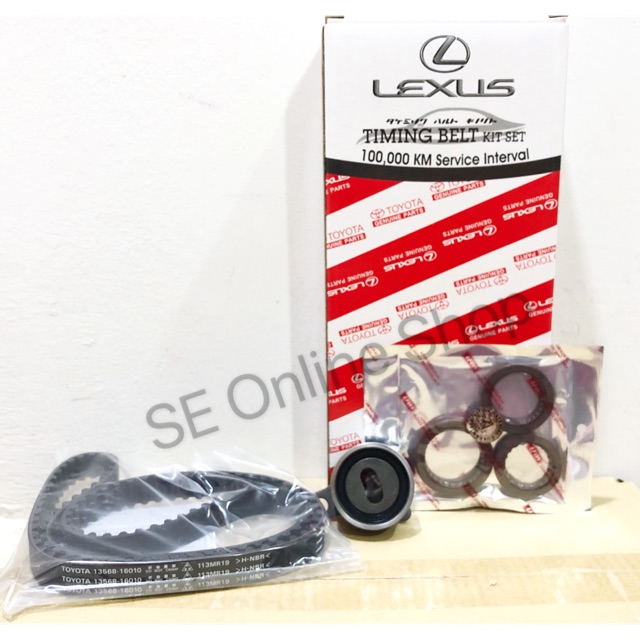 Toyota Levin 16v 1.6cc 4AGE Timing Belt Kit Set(113RU19)(100k) | Shopee ...