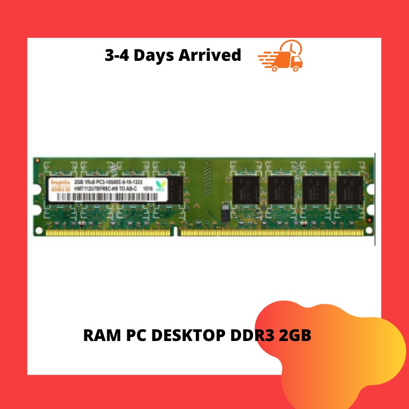 RAM PC DESKTOP DDR3 2GB | Shopee Malaysia