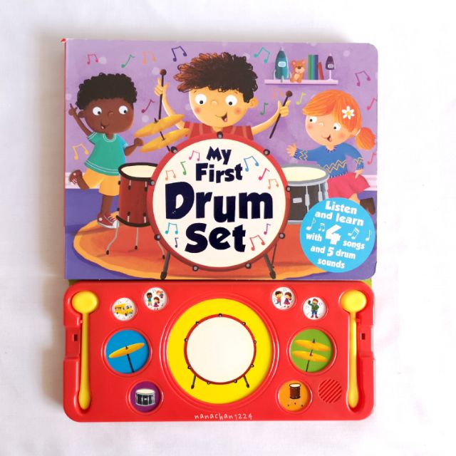 (Ready Stock) - My First Music Book 绘本《My First Drum Set》 | Shopee Malaysia