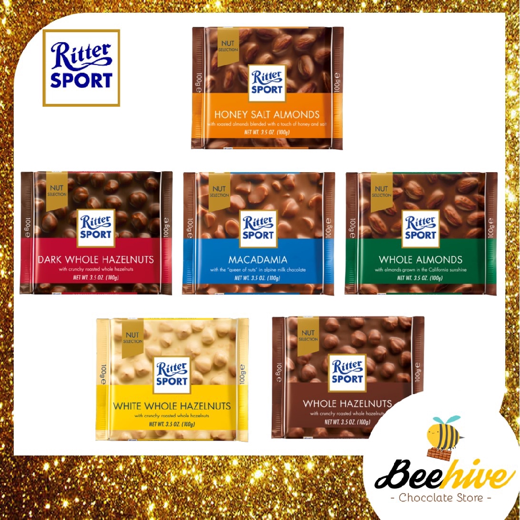 Ritter Sport Chocolates - Nut Selection [Ice Cold Packs Included ...