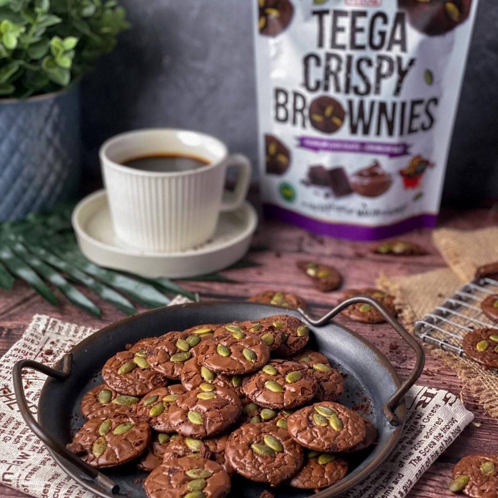TEEGA CRISPY BROWNIES COFFEE 100G | Shopee Malaysia
