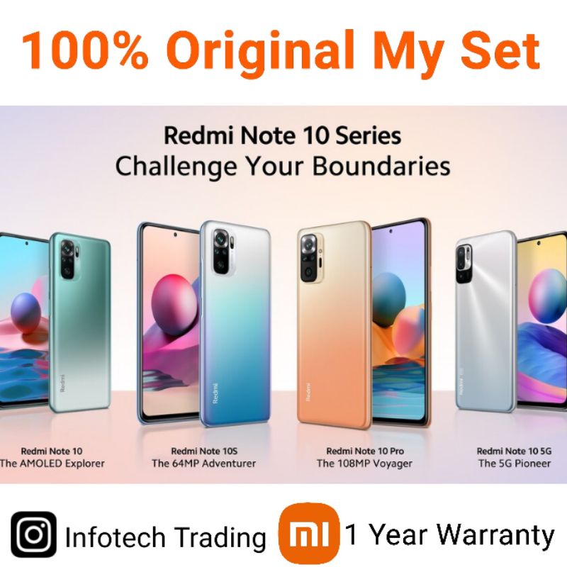 100% Original Redmi 10 Redmi Note 10 Pro Redmi Note10 pro redmi Note10s ...