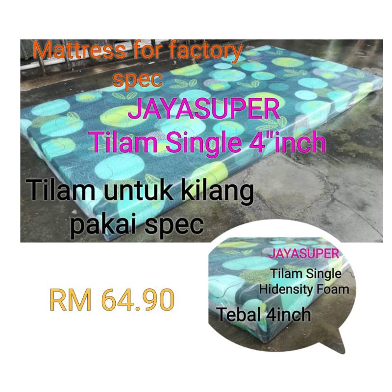 OFFER Tilam Asrama untuk kilang ,Tilam Single ,Bujang Single Mattress ...