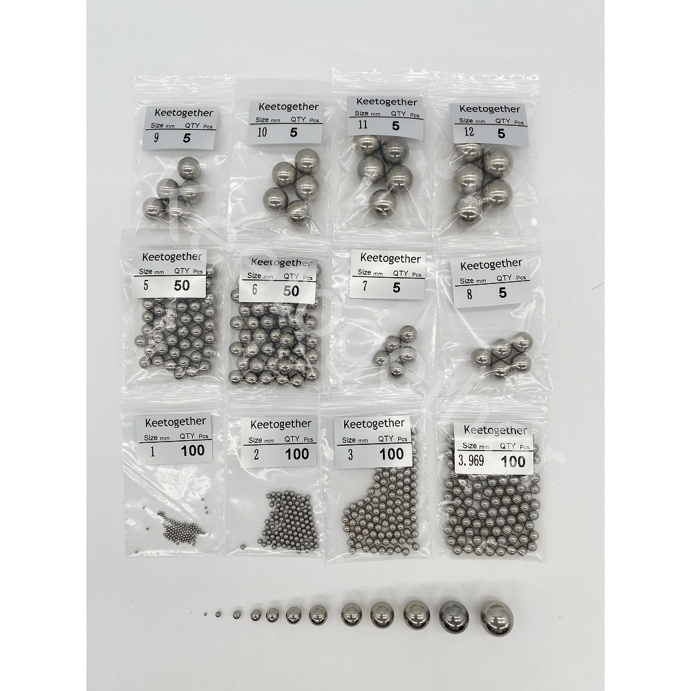 100Pcs Diameter 3.5mm 304 Stainless Steel Miniature Smooth Ball ...