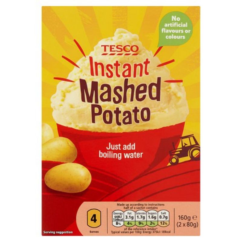 Tesco Instant Mashed Potato (2 x 80g) 160g | Shopee Malaysia