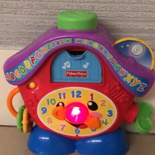Preloved Fisher Price Baby Laugh & Learn Peek-A-Boo Cuckoo Clock ...