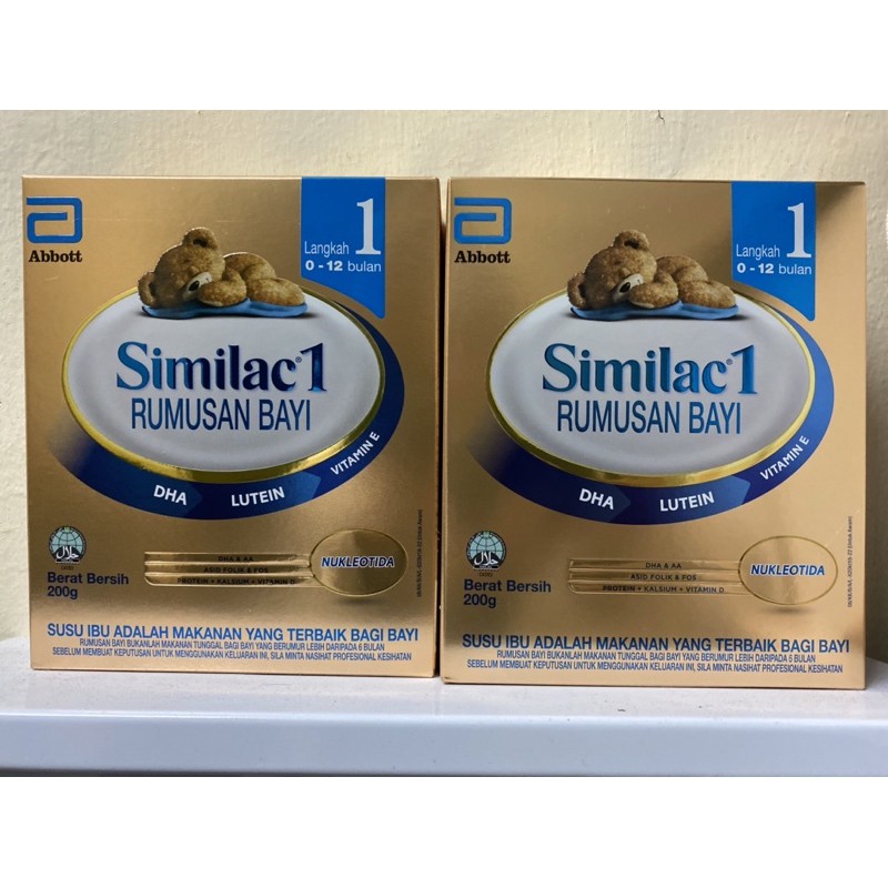 Similac step 1 (0-12m) 200gm(5/2021) | Shopee Malaysia