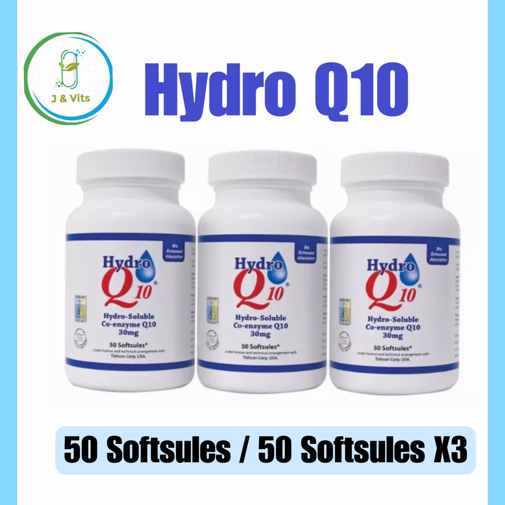 (Exp : 10/24) Hydro Q10 30mg (50S / 50S X3 bottles) | Shopee Malaysia