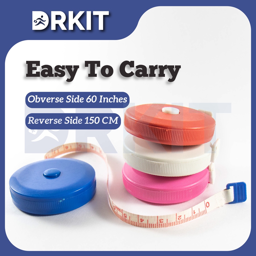 Measuring Tape Retractable 1.5M Tape Ruler Soft Circle Ruler Measure 🔥 ...