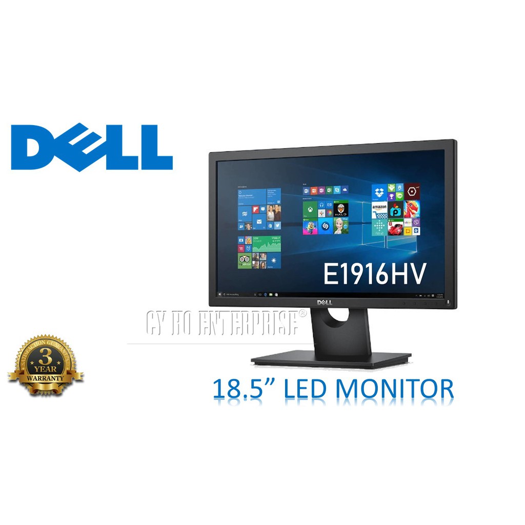 Dell E1916HV 18.5" LED Monitor - 3 Years Onsite Warranty by DELL ...