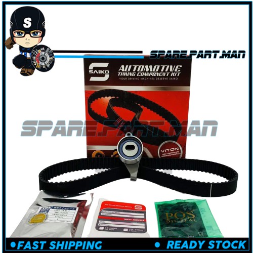 Gates Perodua Kelisa Kenari Viva 850 *VITON* Timing Belt Kit Set With ...