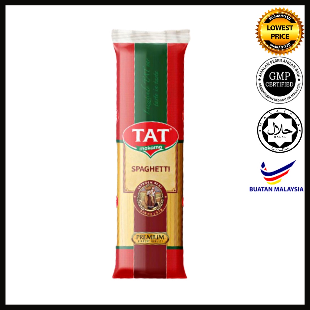TAT Makarna Spaghetti 400g (HALAL) | Shopee Malaysia