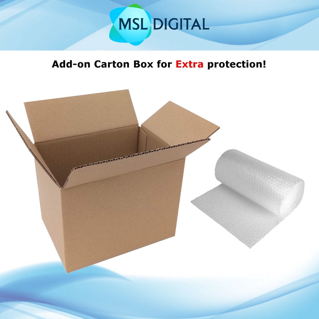 ADD ON - PACK WITH BOX & BUBBLE WRAP - FOR EXTRA PROTECTION | Shopee ...