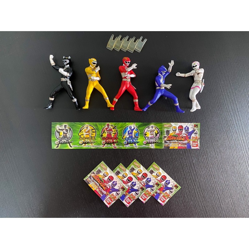 BANDAI GASHAPON HG Super Sentai Hyakujuu Sentai Gaoranger Complete Set ...