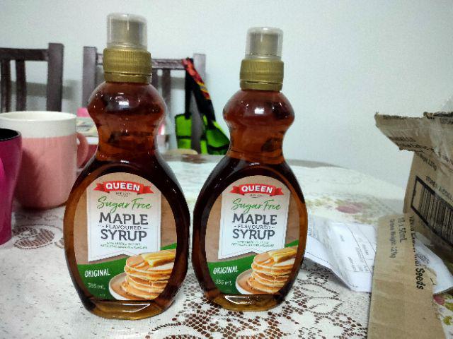 QUEEN SUGAR FREE MAPLE FLAVOURED SYRUP 355ML | Shopee Malaysia
