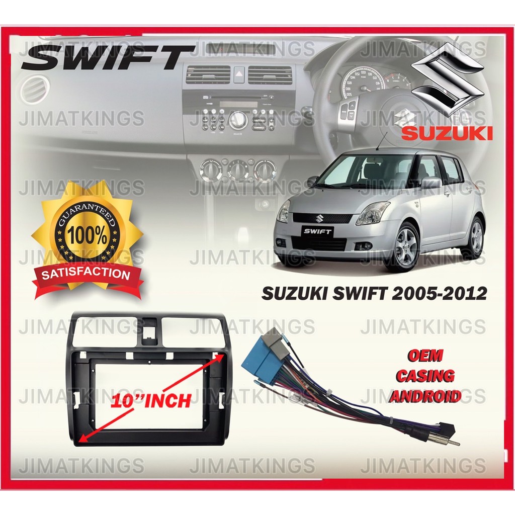 SUZUKI SWIFT 2005 - 2012 10" ANDROID CASING (WITH SOCKET) | Shopee Malaysia