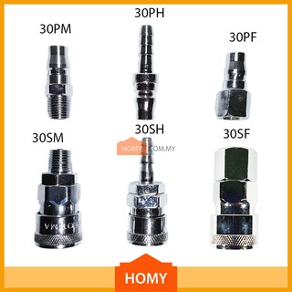 HOMY 30PM,30SM,30PH,30SH,30PF,30SF Air Coupler Hi Cupla Plug Socket ...