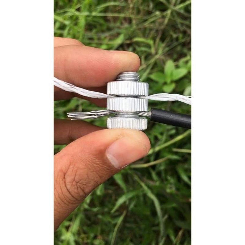 ALUMINIUM WIRE JOIN CLAMP / PAGAR ELEKTRIK /PAGAR KEBUN | Shopee Malaysia